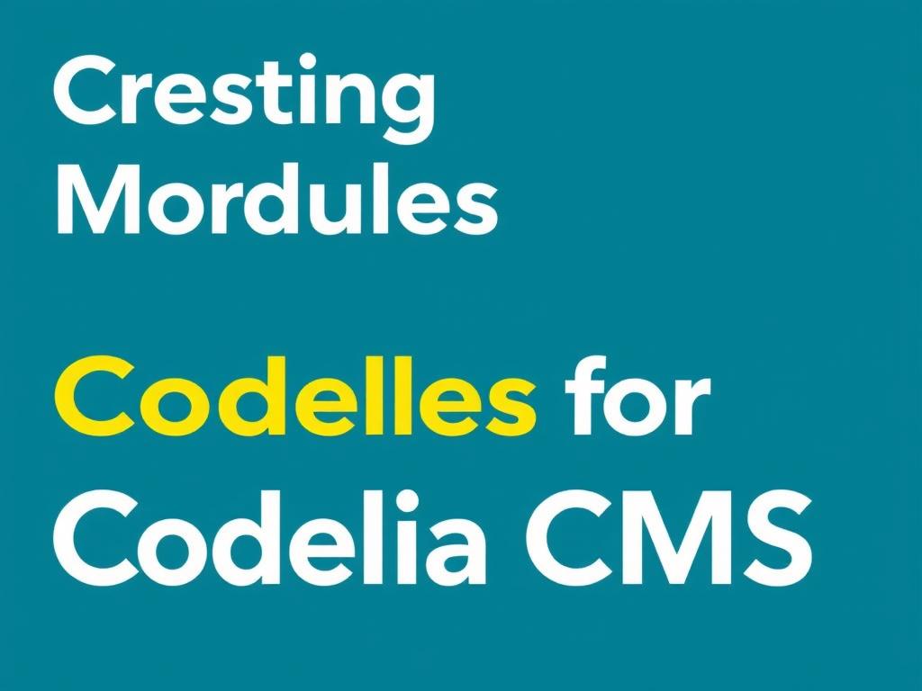 Creating Custom Modules for Codelia CMS: A Step-by-Step Guide
